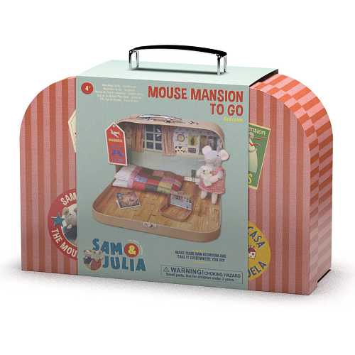 Sam & Julia - Mouse Mansion To Go Bedroom - Smart Kids Toys