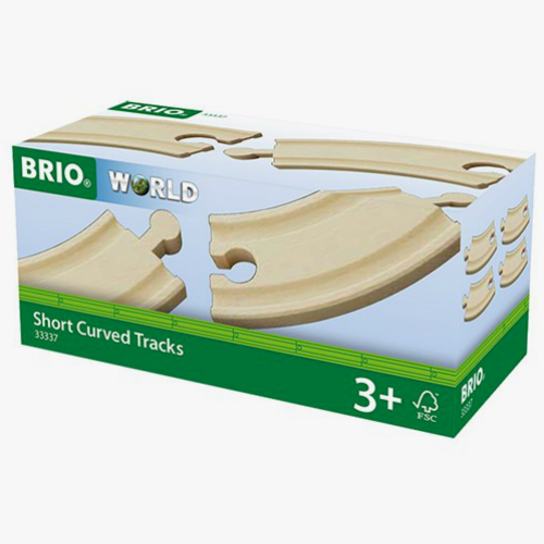 Brio Short Curved Tracks - Smart Kids Toys Brio Short Curved Tracks - Smart Kids Toys